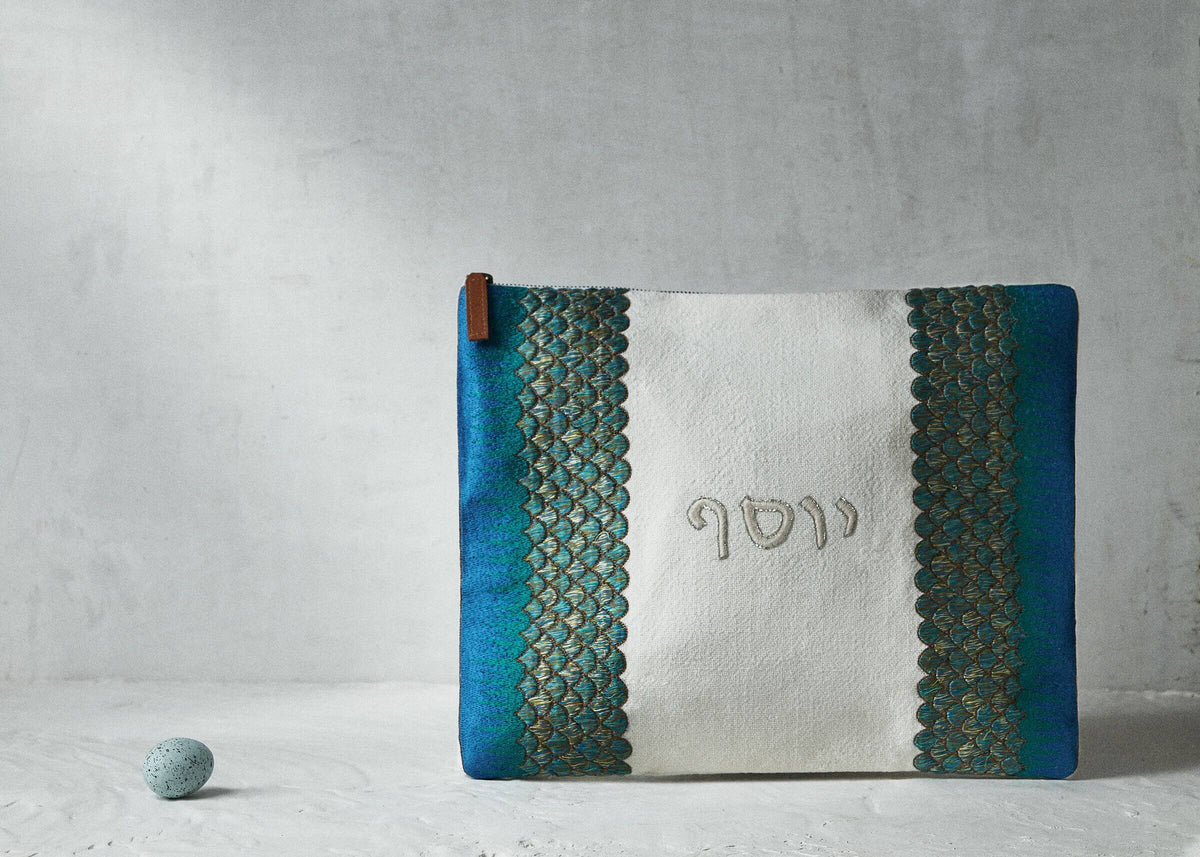 Joseph Tallit and Tefillin Bag Set, Rabbeinu Tam | Atoof